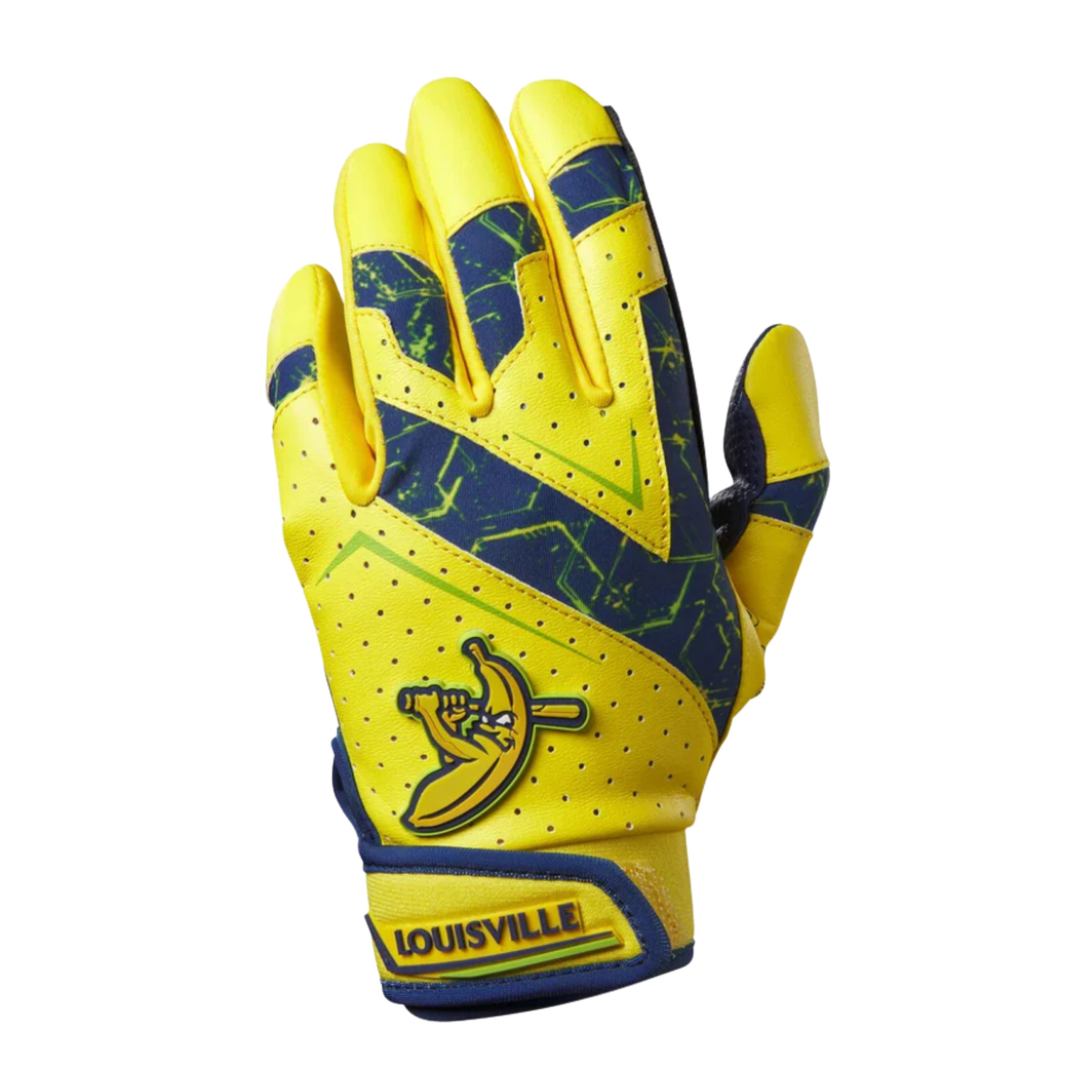 Louisville Slugger Savannah Bananas Genuine V2 Youth Batting Gloves ...